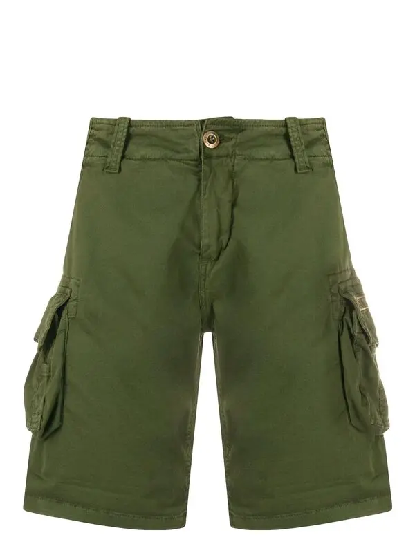 Alpha Industries Knee-length Cargo Shorts - Green