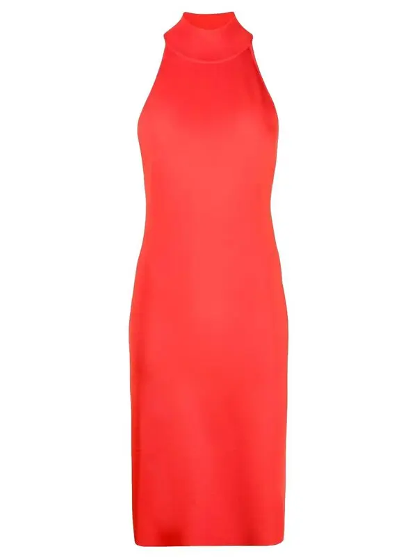 Givenchy Knitted Sleeveless Dress - Red