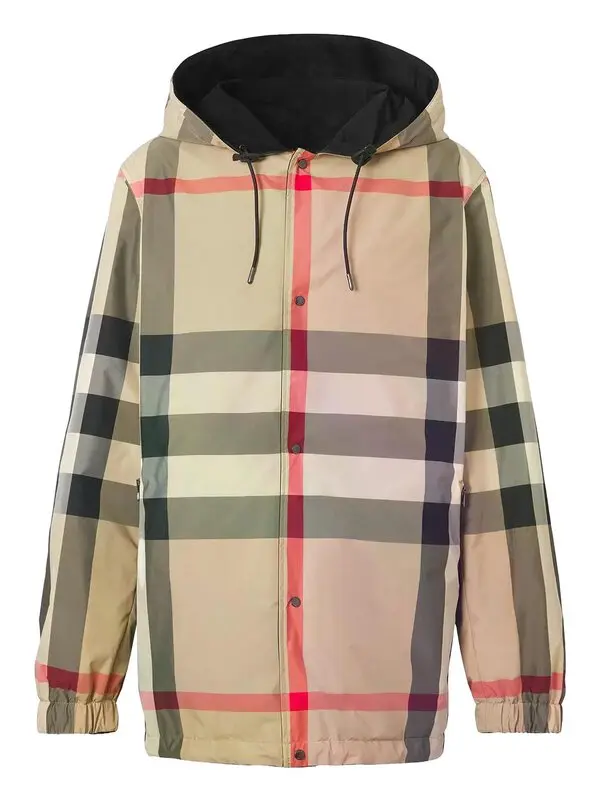 Burberry Reversible Hooded Jacket - Black