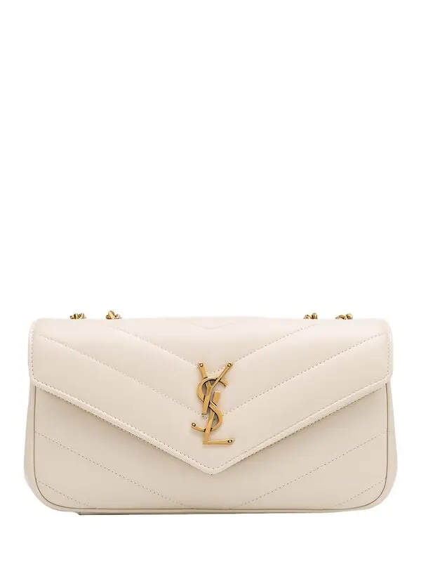 Saint Laurent Loulou Small Shoulder Bag - Crema Soft