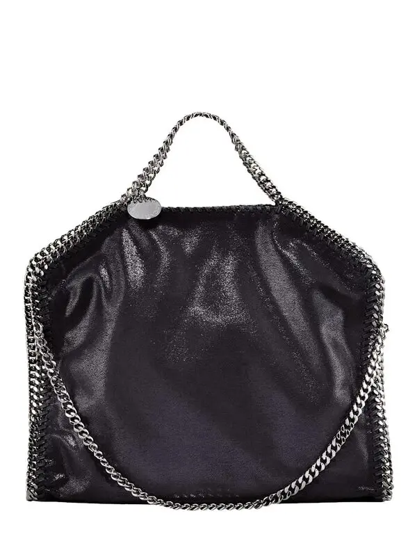 Stella McCartney Falabella Shaggy Deer Tote Bag - Black