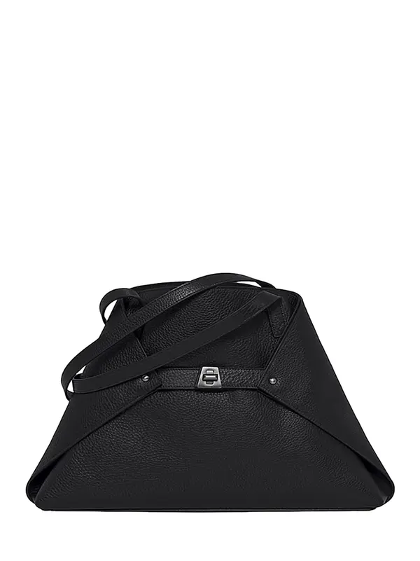 Akris Ai Small Leather Tote Bag - Black