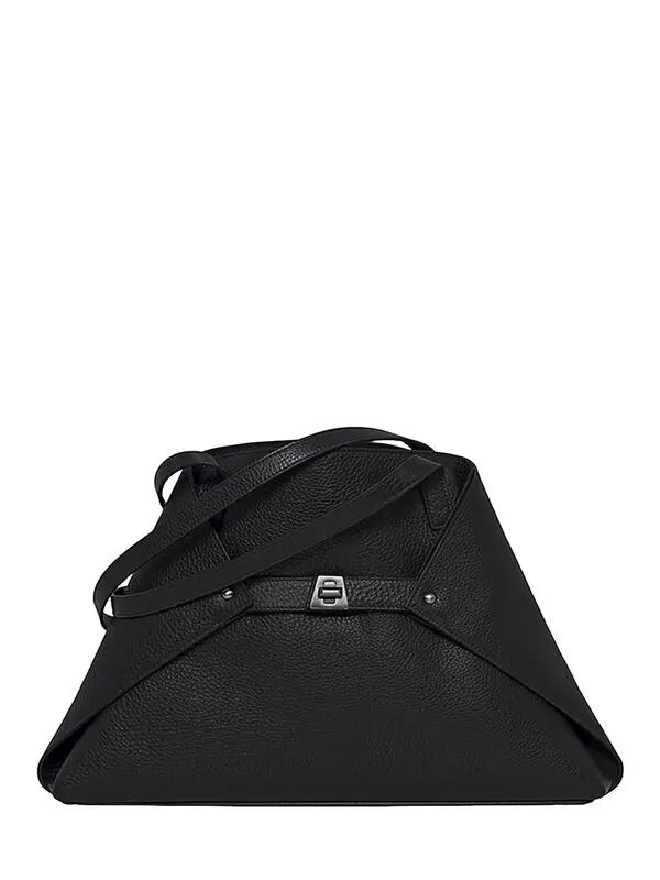 Akris Ai Small Leather Tote Bag - Black