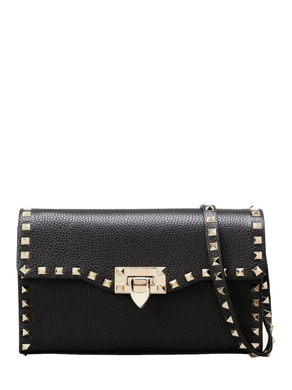 Valentino Garavani Rockstud Medium Shoulder Bag - Black