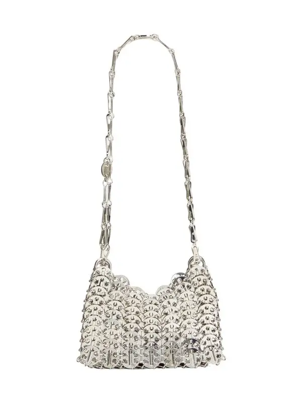 Rabanne Nano 69 Metallic Disc Crossbody Bag - Dnu