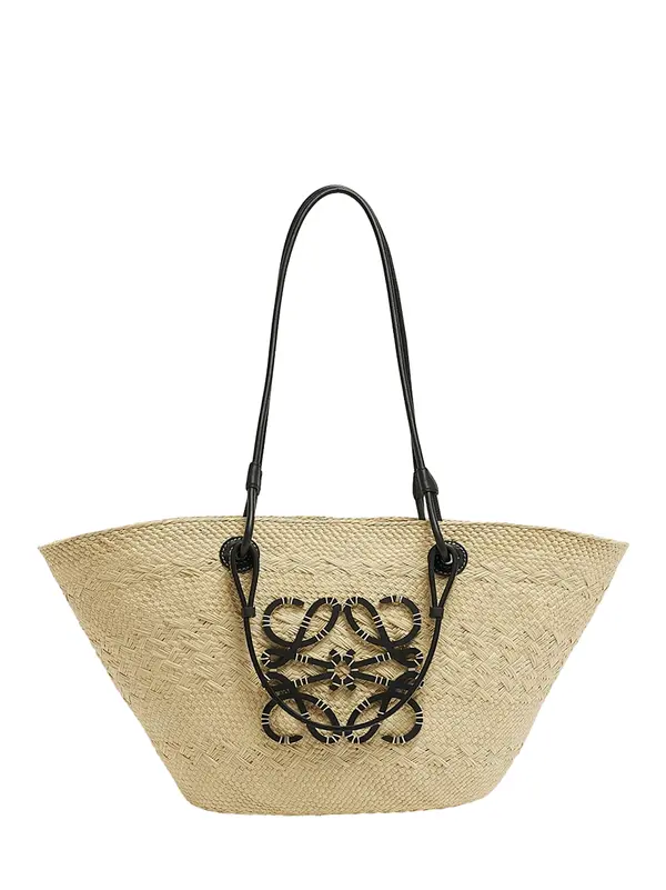 Loewe X Paula's Ibiza Anagram Basket Bag - Natural/tan