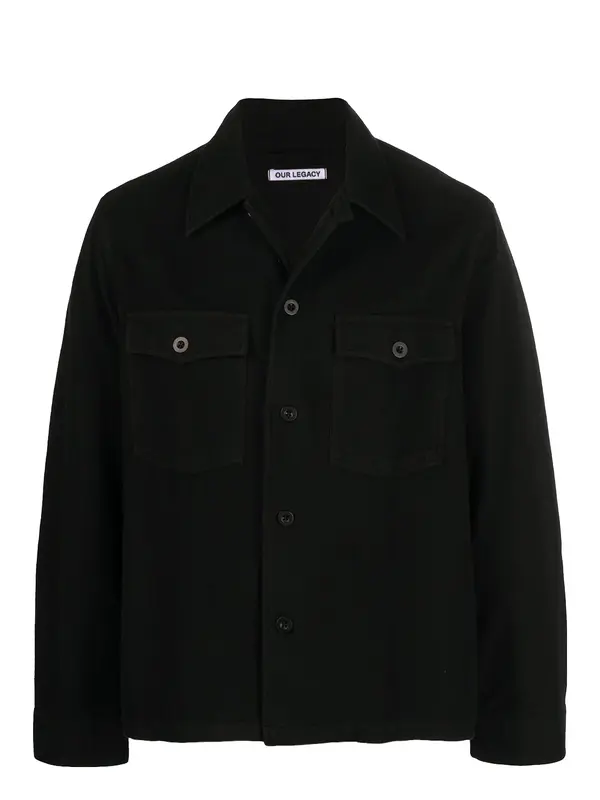 Our Legacy Button-up Overshirt - Black