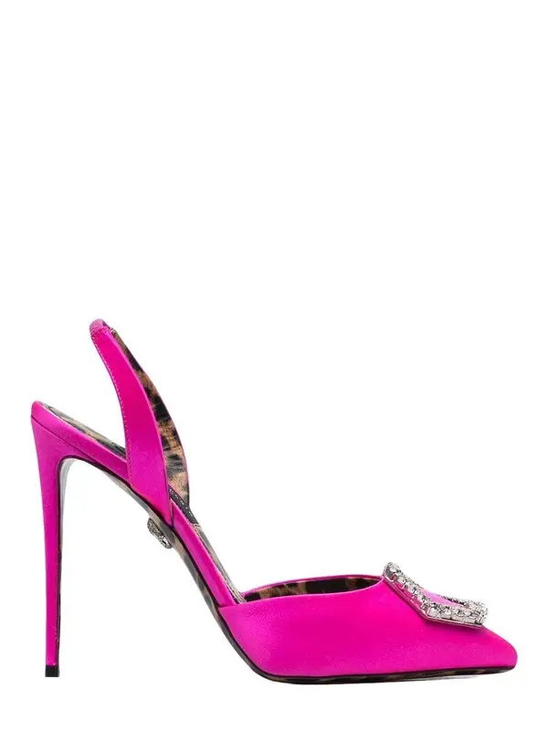Philipp Plein Crystal Embellished High-heeled Pumps - Pink