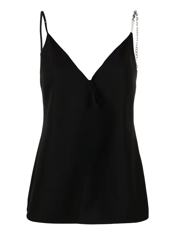 Givenchy Chain-strap Tank Top - Black