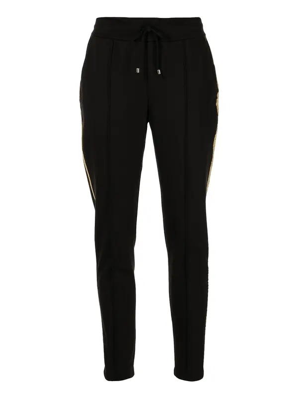 MADISON.MAISON Side-stripe Track Pants - Black