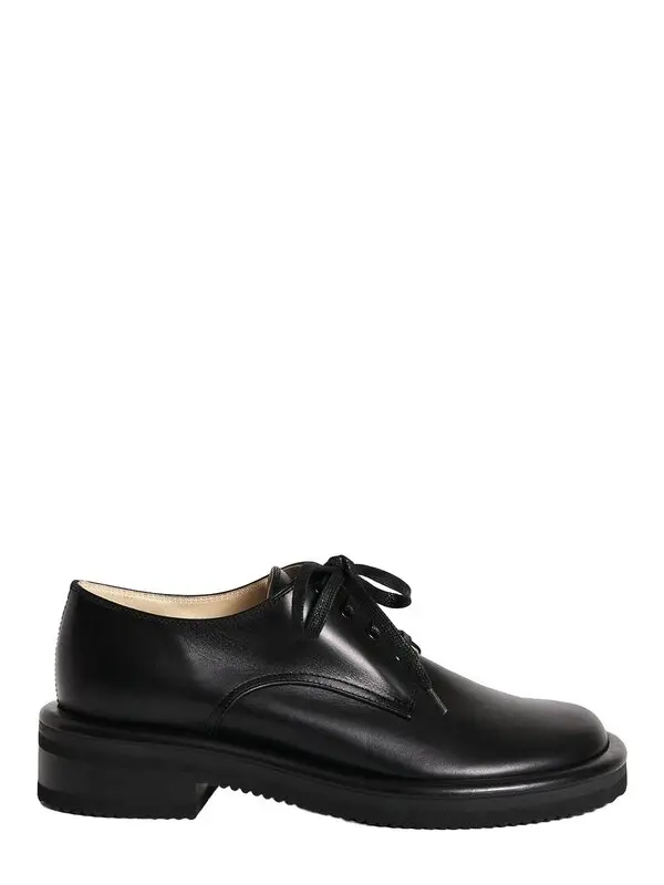 Proenza Schouler Pipe Derby Shoes - Black
