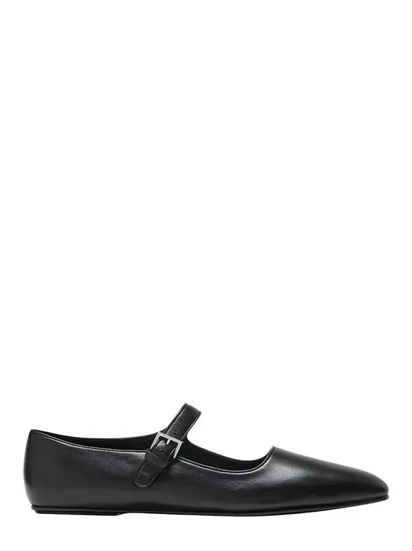THE ROW Ava Ballerina Flats - Black