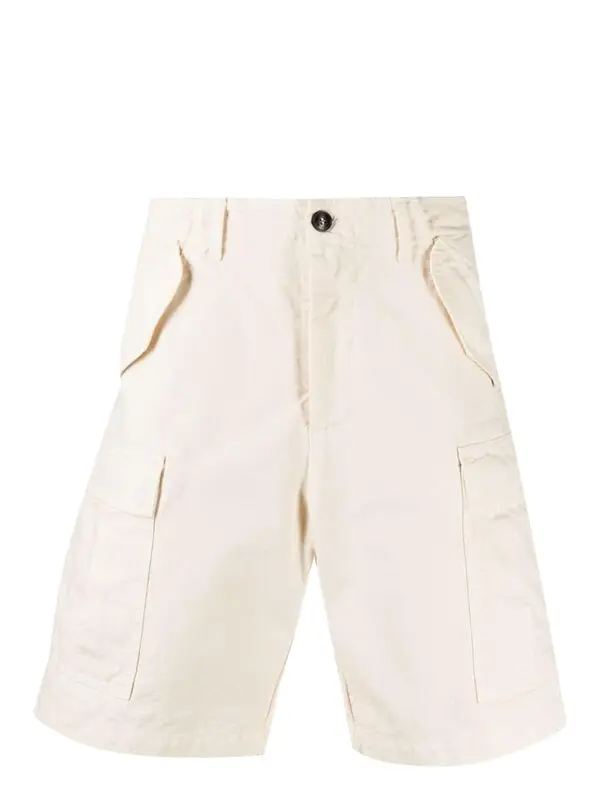 FORTELA Cotton Bermuda Shorts - Neutrals