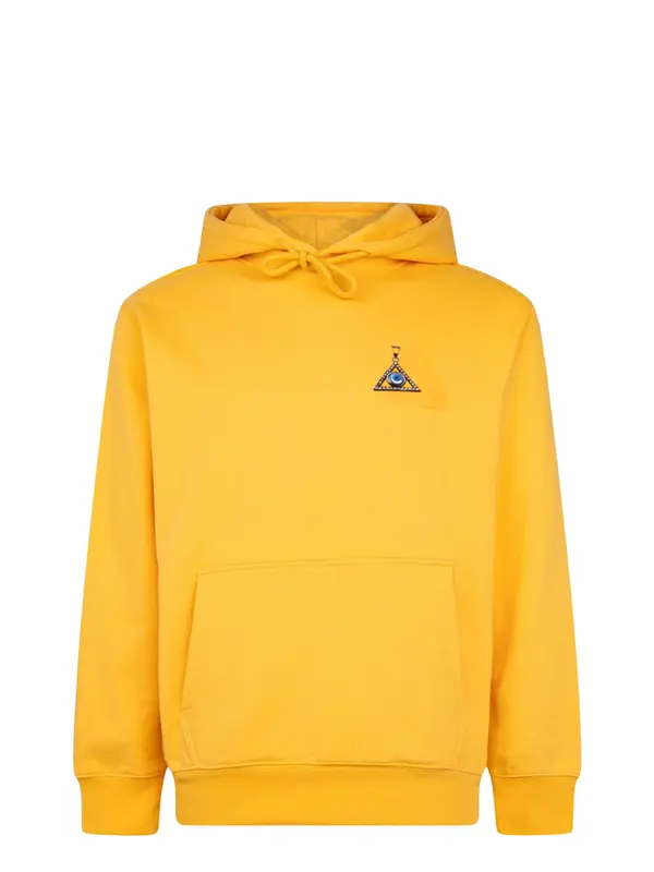 PALACE Graphic-print Hoodie - Yellow
