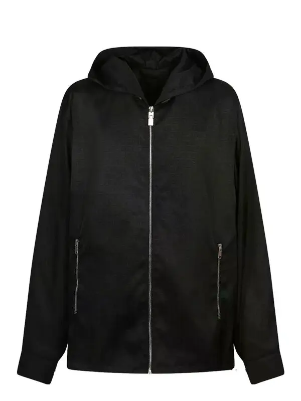 Givenchy 4g Jacquard Windbreaker Jacket - Black