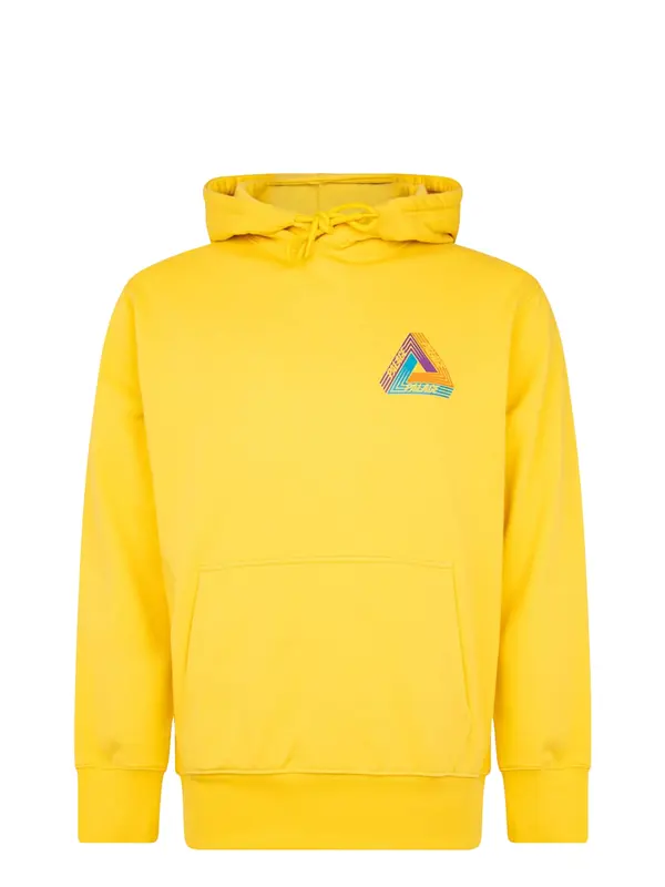 PALACE Tri-dart Logo-print Hoodie - Yellow