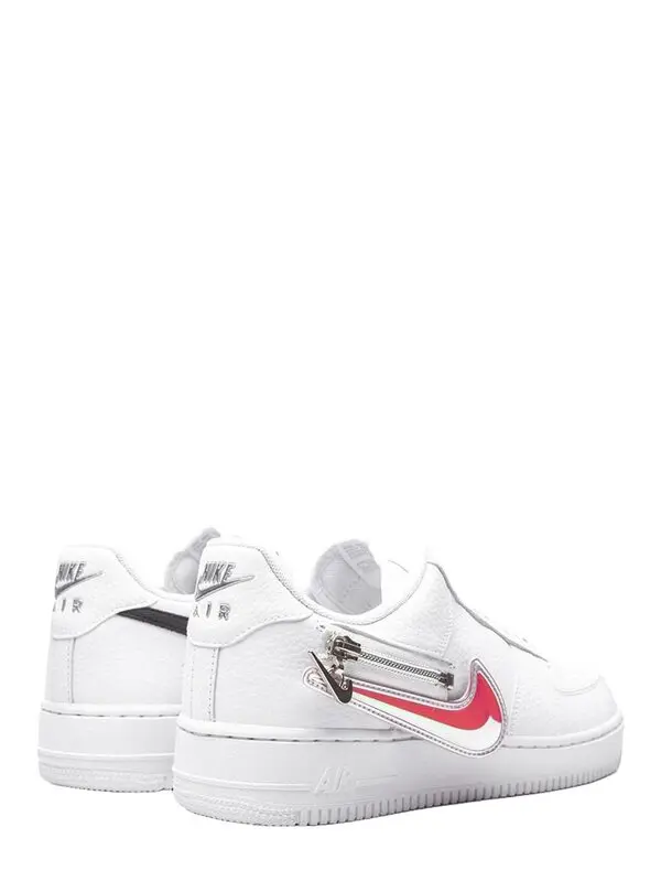 Nike Air Force 1 '07 Premium Zip Swoosh Sneakers - White
