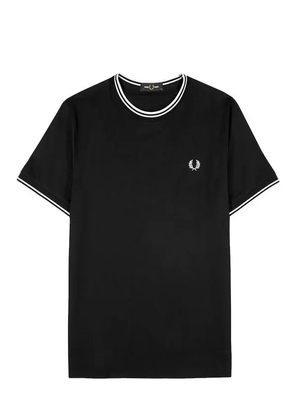 Fred Perry M1588 Cotton T-shirt - Black