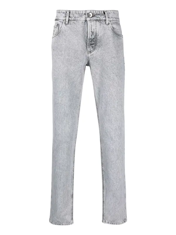 Brunello Cucinelli Slim-fit Trousers - Black