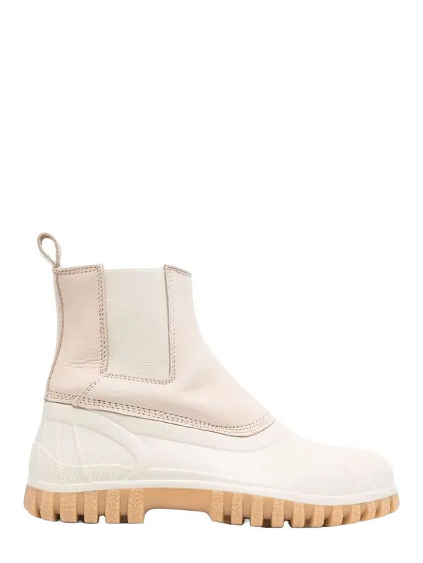 Diemme Leather Panel Boots - Neutrals