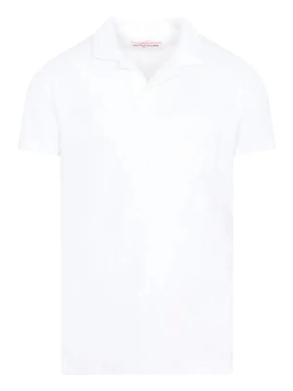 Orlebar Brown Riviera Short-sleeve Polo Shirt - White