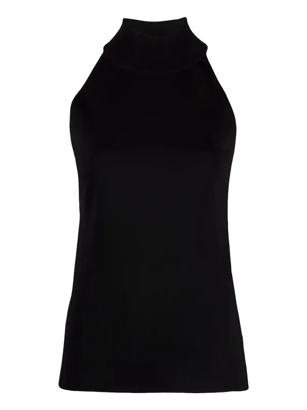 Givenchy Zip-detail Sleeveless Top - Black