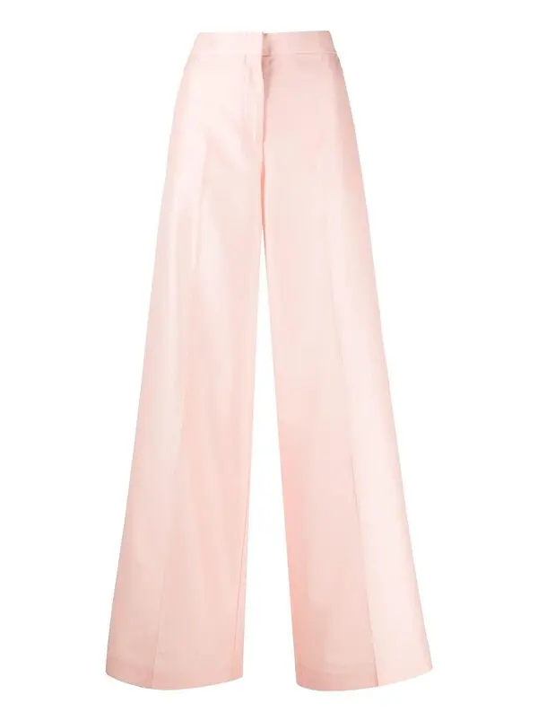 Emilio Pucci Wide-leg High-waisted Trousers - Pink