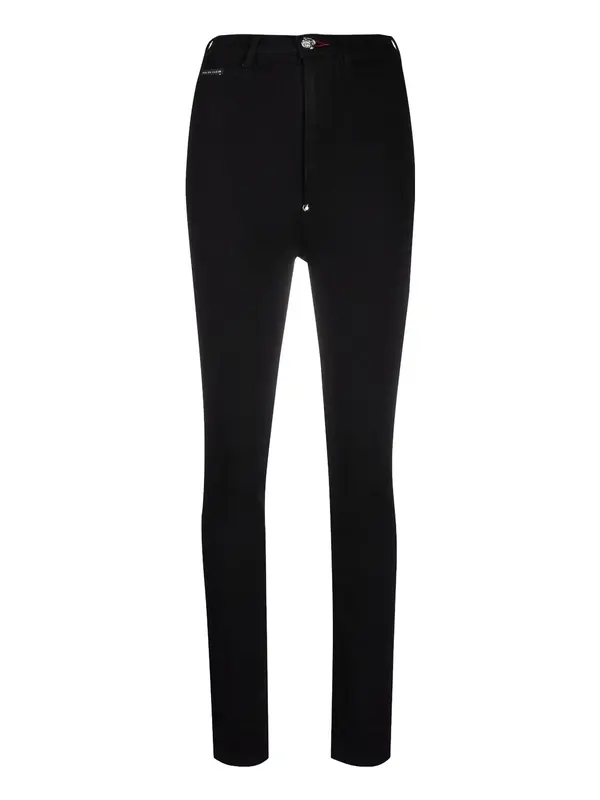 Philipp Plein Super High-waisted Jeggings - Black
