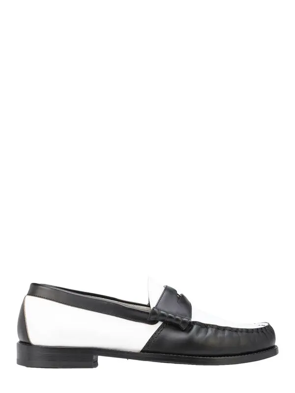 Rhude Colour-block Penny Loafers - Black