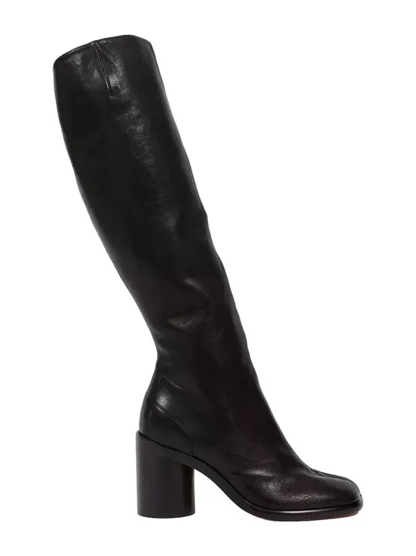 MAISON MARGIELA Tabi 80mm Knee-high Boots - Black