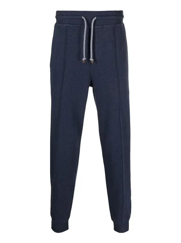 Brunello Cucinelli Drawstring Fastening Track Pants - Blue