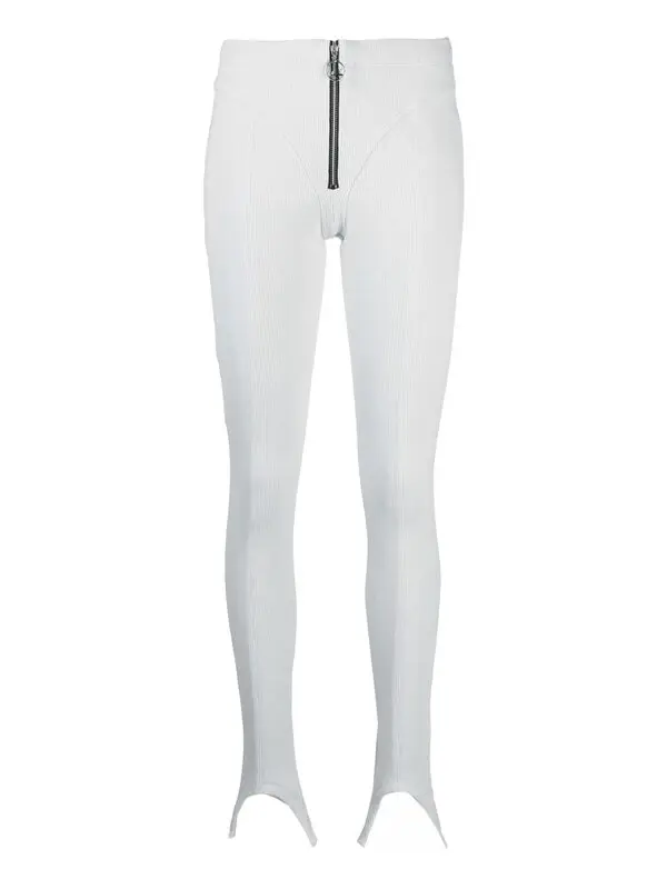 LOURDES High-rise Stirrup Leggings - Grey