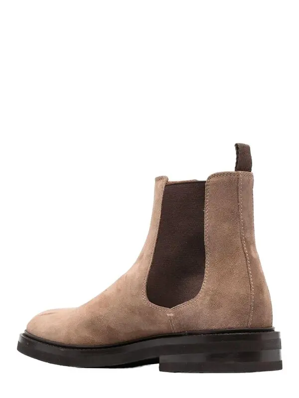 Brunello Cucinelli Ankle-length Suede Boots - Neutrals