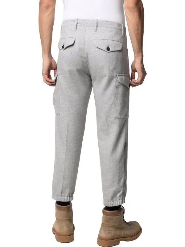 Brunello Cucinelli Straight-leg Tailored Trousers - Grey