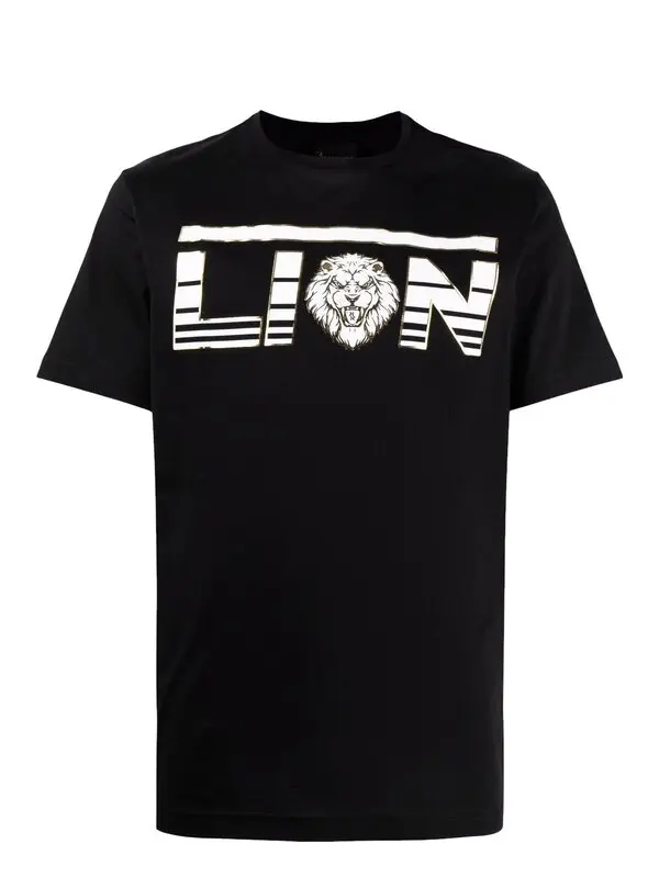 BILLIONAIRE Lion-print T-shirt - Black
