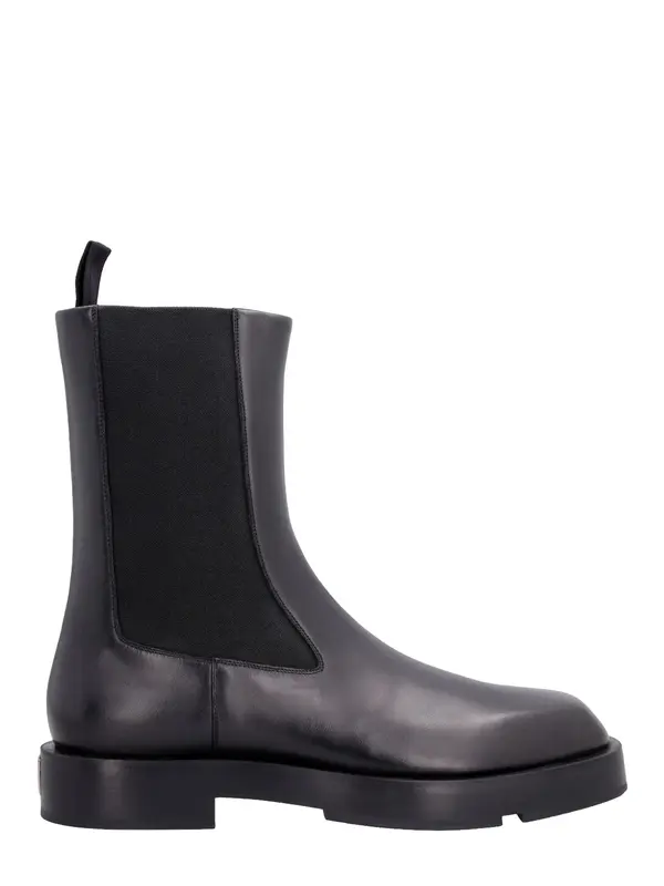 Givenchy 4g Plaque Chelsea Boots - Black