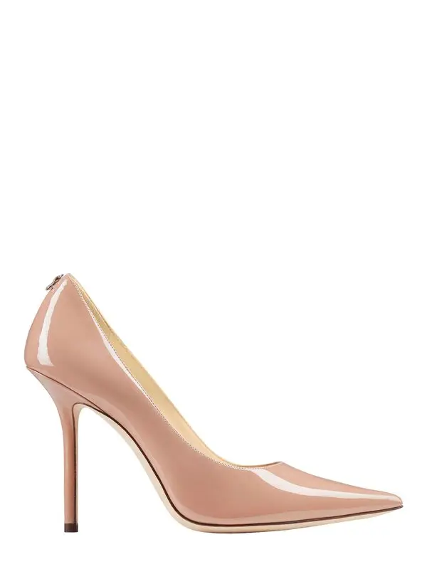 JIMMY CHOO Love 100 Patent Leather Pumps - Ballet Pink