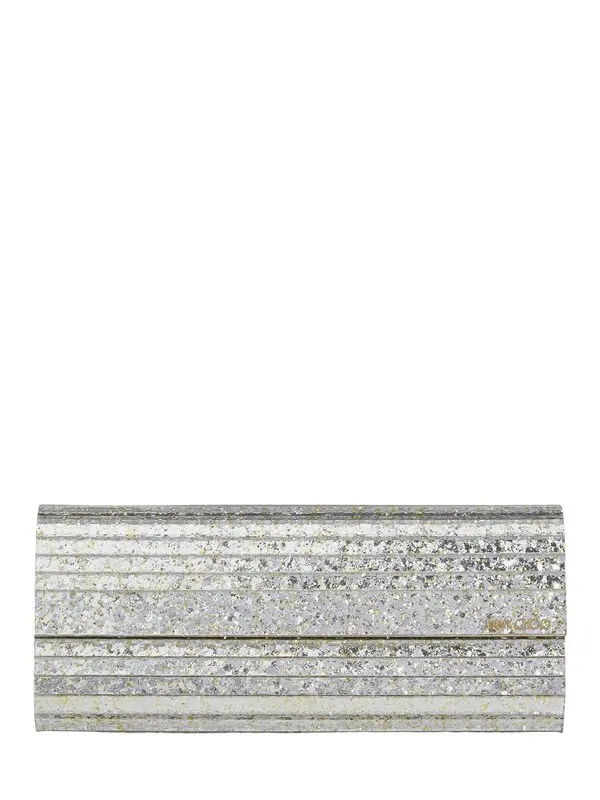 JIMMY CHOO Sweetie Clutch Bag - Silver