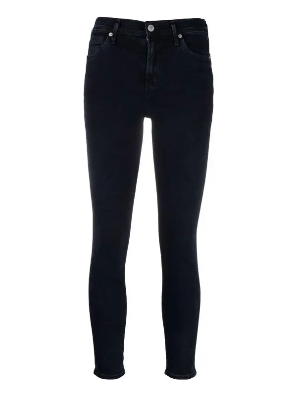 Citizens Of Humanity Mid-rise Cropped Skinny Jeans - Blue