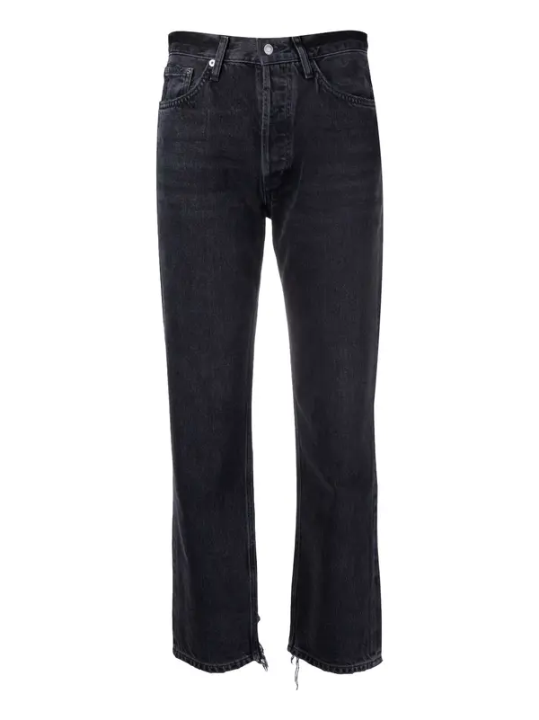 AGOLDE Lana Cropped Jeans - Black