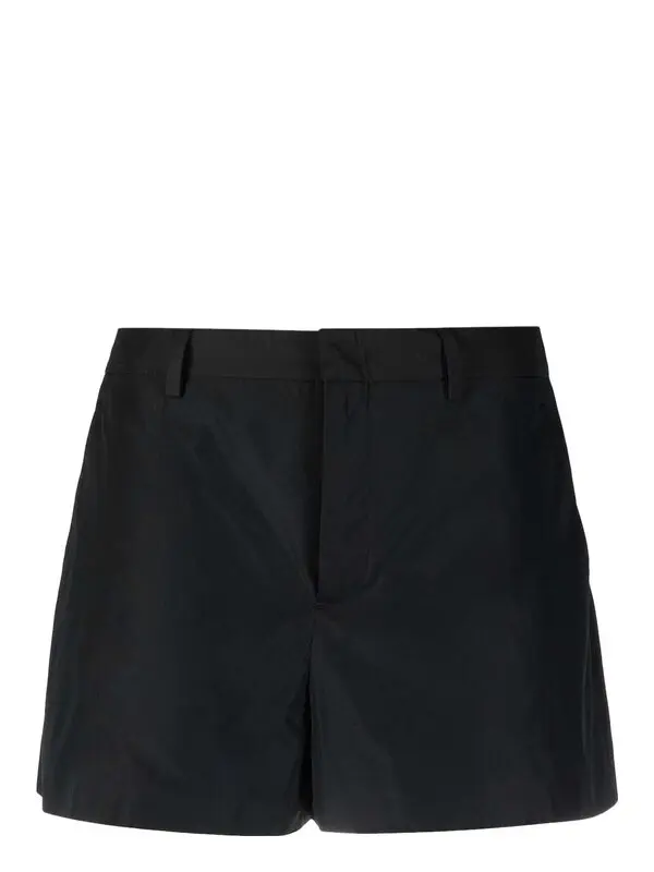 Red Valentino Tailored Mid-rise Shorts - Black
