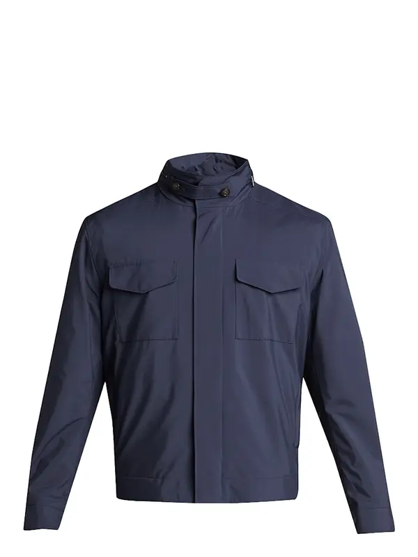 Loro Piana Windmate Traveler Bomber Jacket - Blue/navy