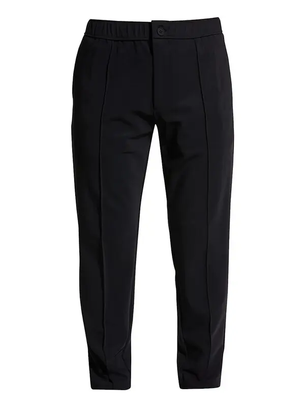 Theory Curtis Precision Ponte Drawstring Pants - Black