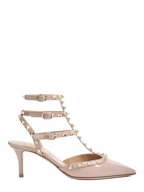 Valentino Garavani Rockstud Caged Pump 65mm - Poudre