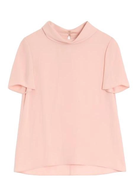 Valentino Garavani Georgette Top - Rose