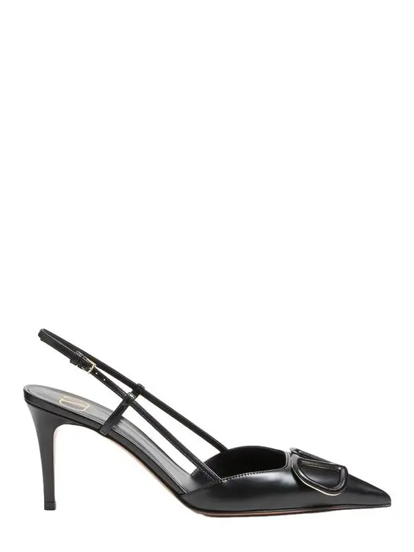 Valentino Garavani Vlogo Slingback Pumps - Black