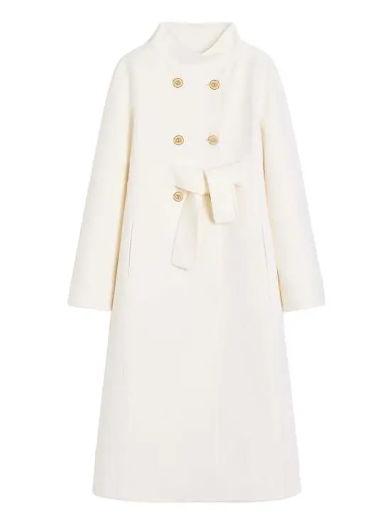 Valentino Garavani Compact Drap Coat - Ivory
