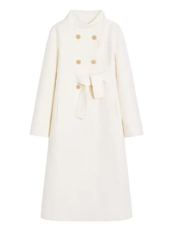 Valentino Garavani Compact Drap Coat - Ivory