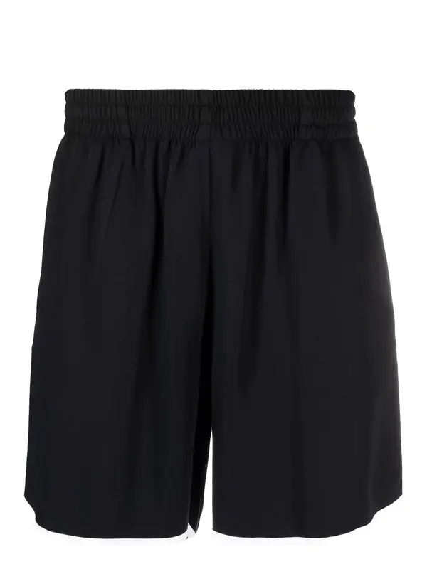 BLUE SKY INN Contrast Stripe Shorts - Black