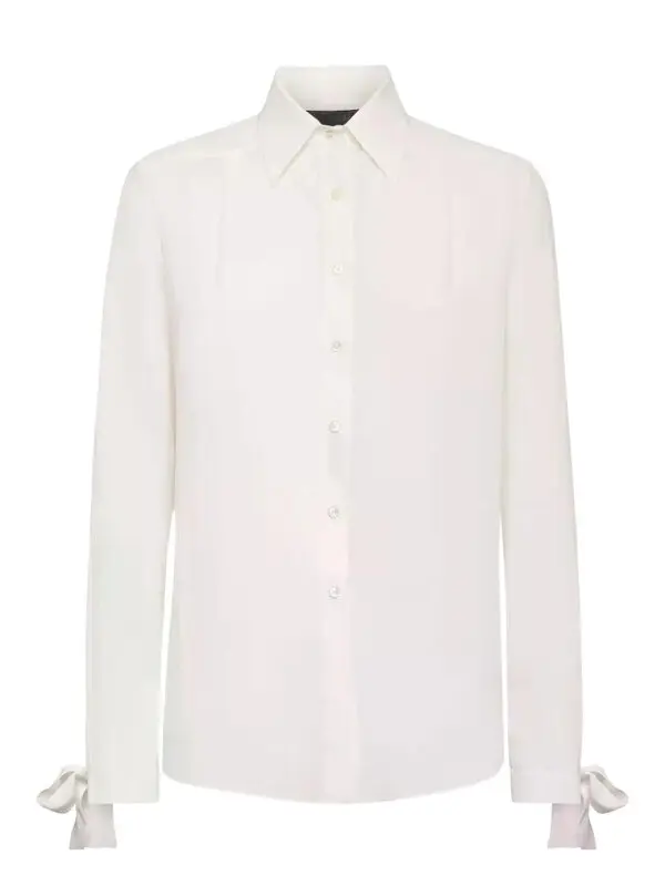 Philipp Plein Bow-detail Shirt - White